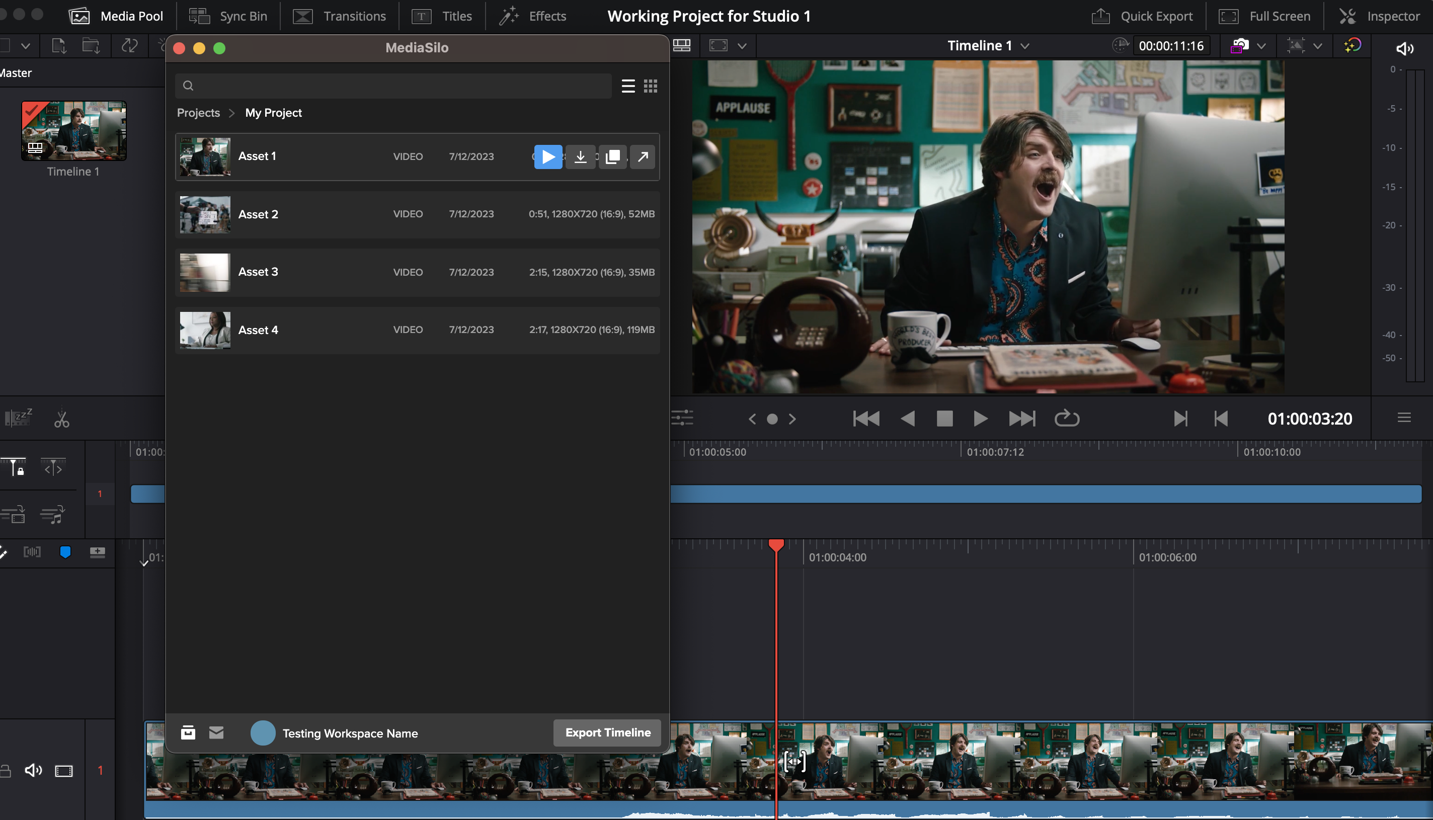 Getting Started with MediaSilo's DaVinci Resolve Studio Panel – EditShare Helpdesk