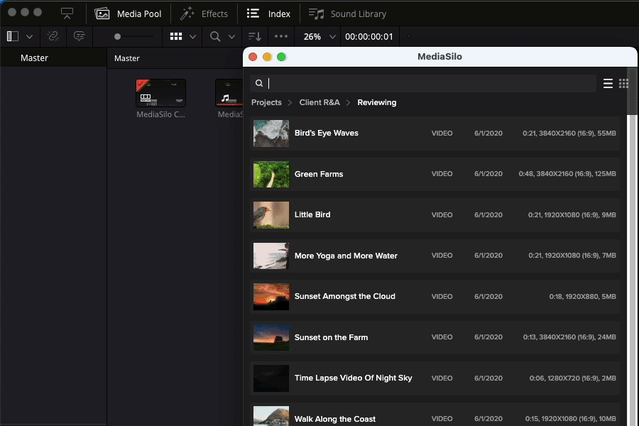 Getting Started with MediaSilo's DaVinci Resolve Studio Panel – EditShare Helpdesk