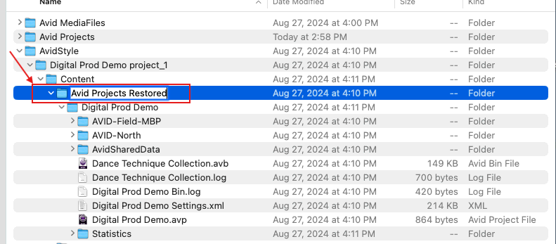Restoring Avid MediaFiles folders and Avid Projects from S3 – EditShare Helpdesk